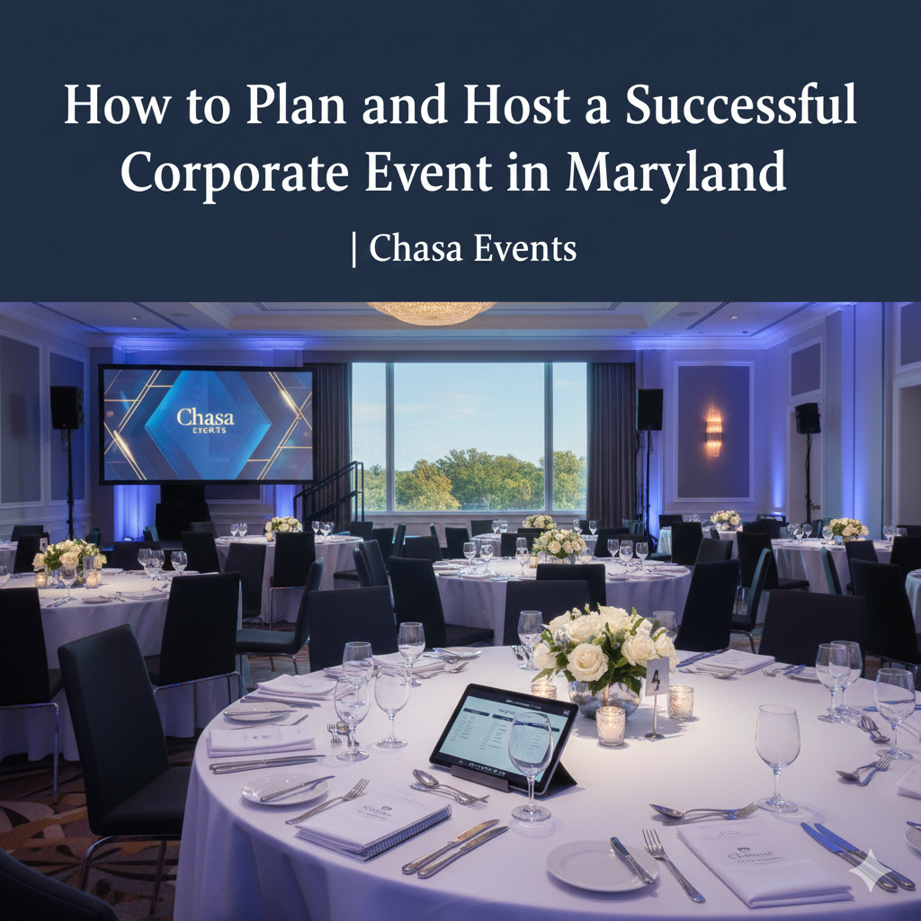How to Plan and Host a Successful Corporate Event in Maryland | Chasa ...